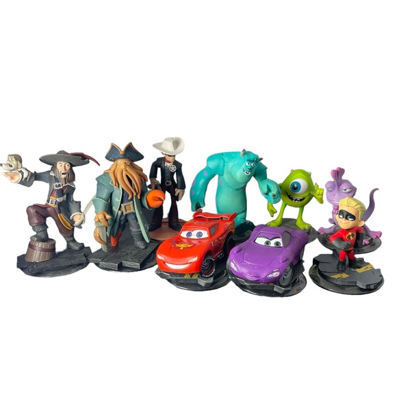 Disney | Toys | Disney Infinity Game Figures Monsters Inc Cars Pirates ...
